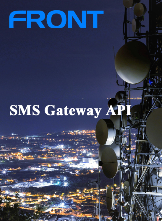 Send SMS via Gateway API - Front Information AS